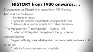 Theories of management | PDF