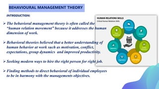 theories of management- nursing mangement | PPTX