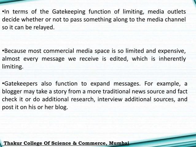 Theories of Mass Communication | PPTX | Science