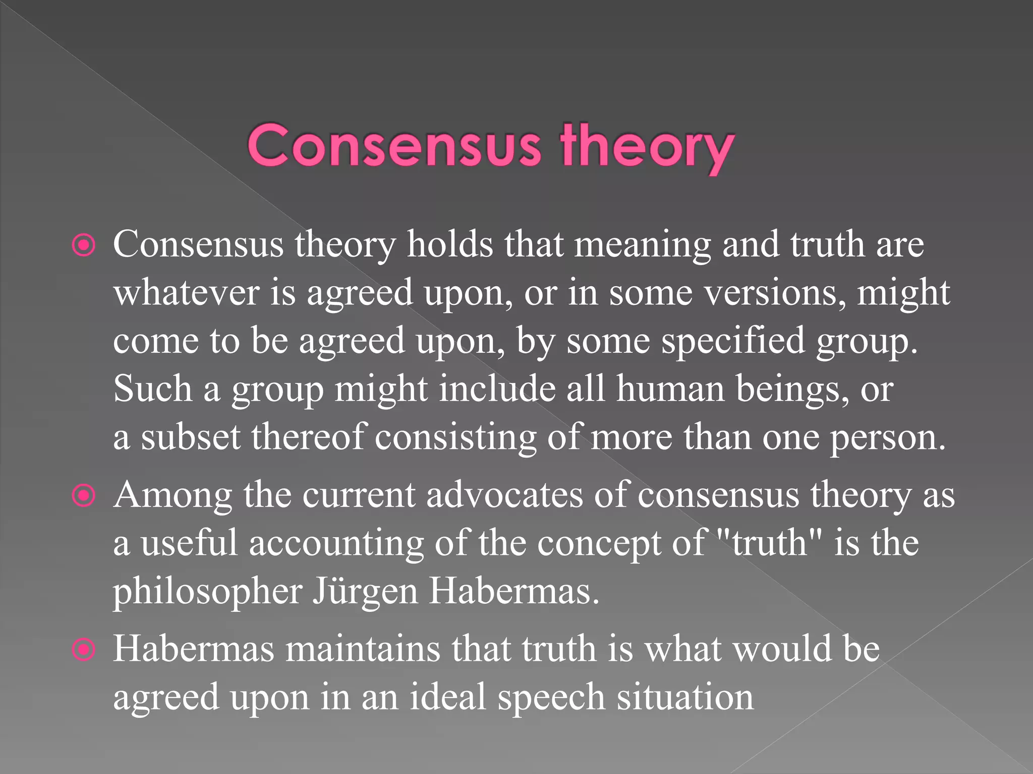 Theories of meaning | PPTX