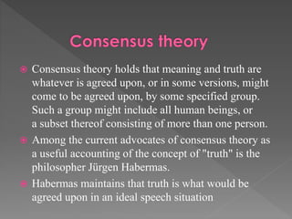 Theories of meaning | PPTX