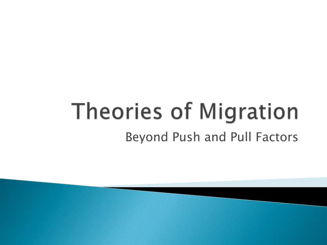 Theories of Migration | PPTX | Economy | Business and Finance