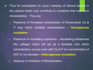 Theories of mineralization | PPTX