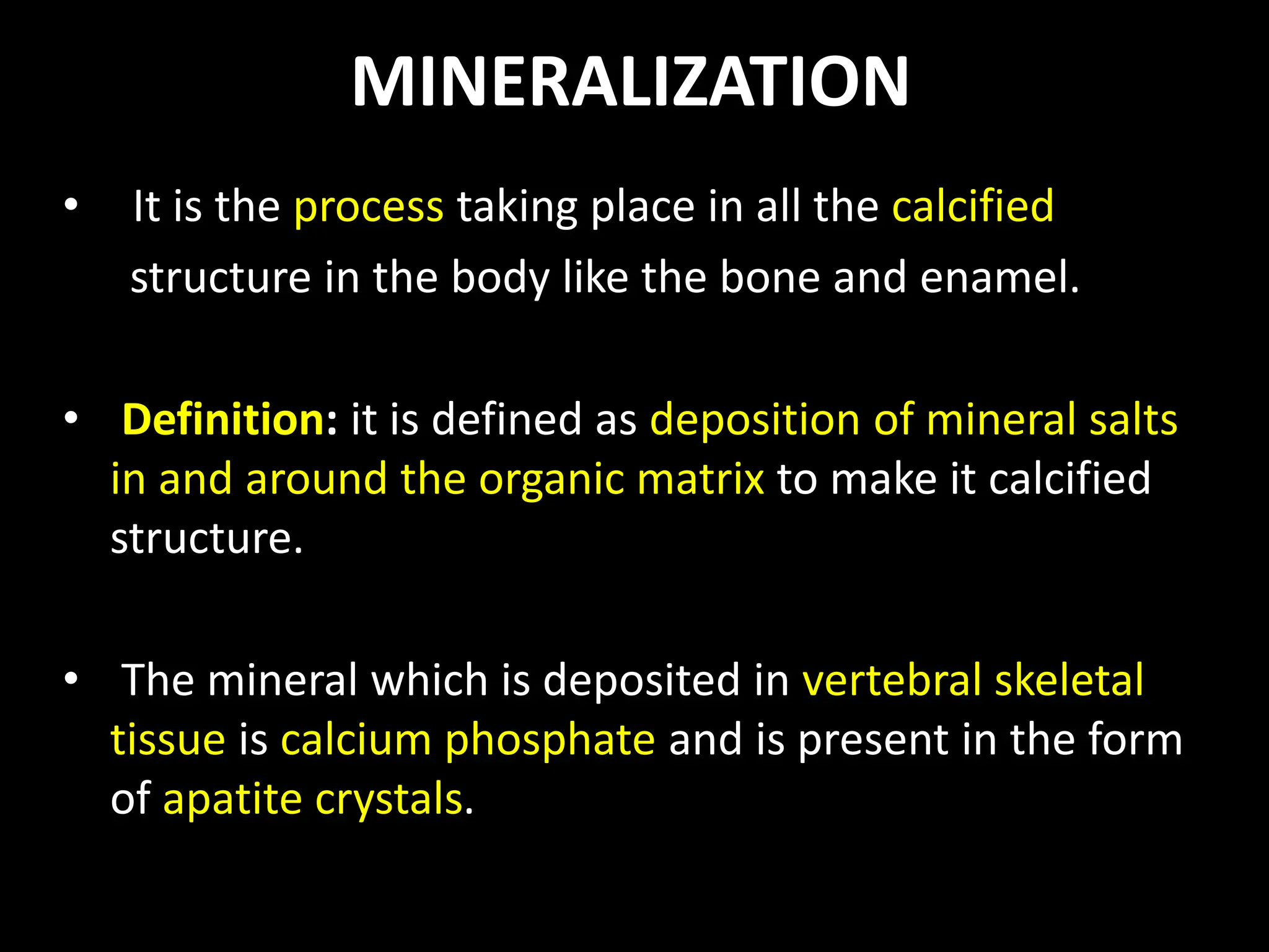 THEORIES OF MINERALIZATION final powerpoint | PPT