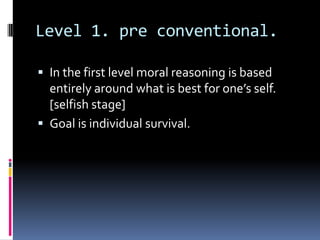 Theories of moral development | PPTX