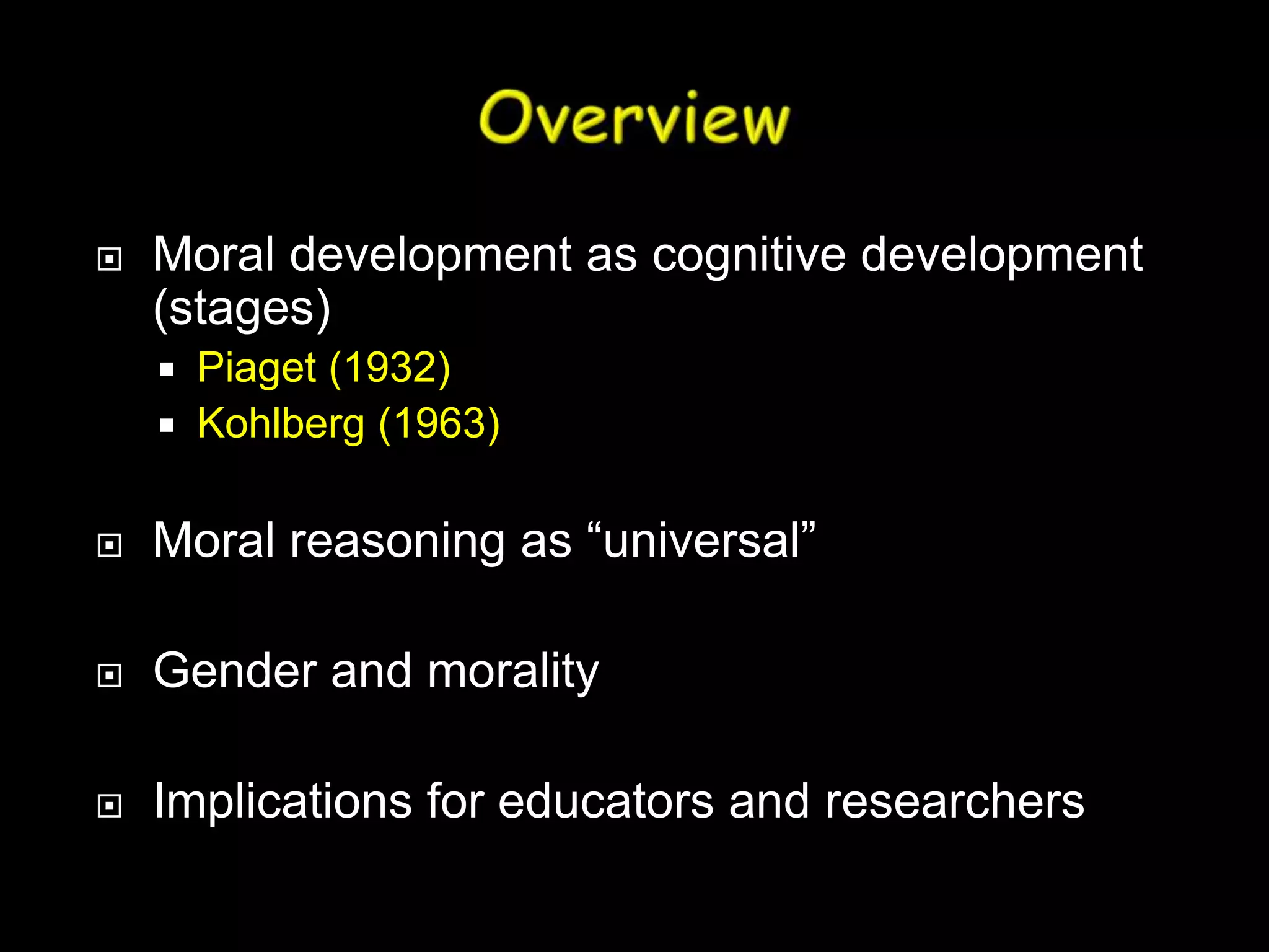 Theories of moral development | PPTX