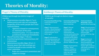 Theories of morality chart | PPT