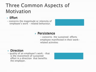 Theories of Motivation - Overview of the Content Theories of Motivation ...