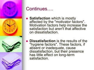 Theories of motivation | PPT