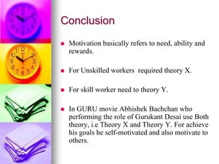 Theories of motivation | PPT