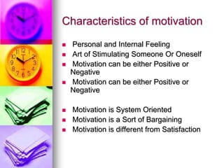 Theories of motivation | PPT