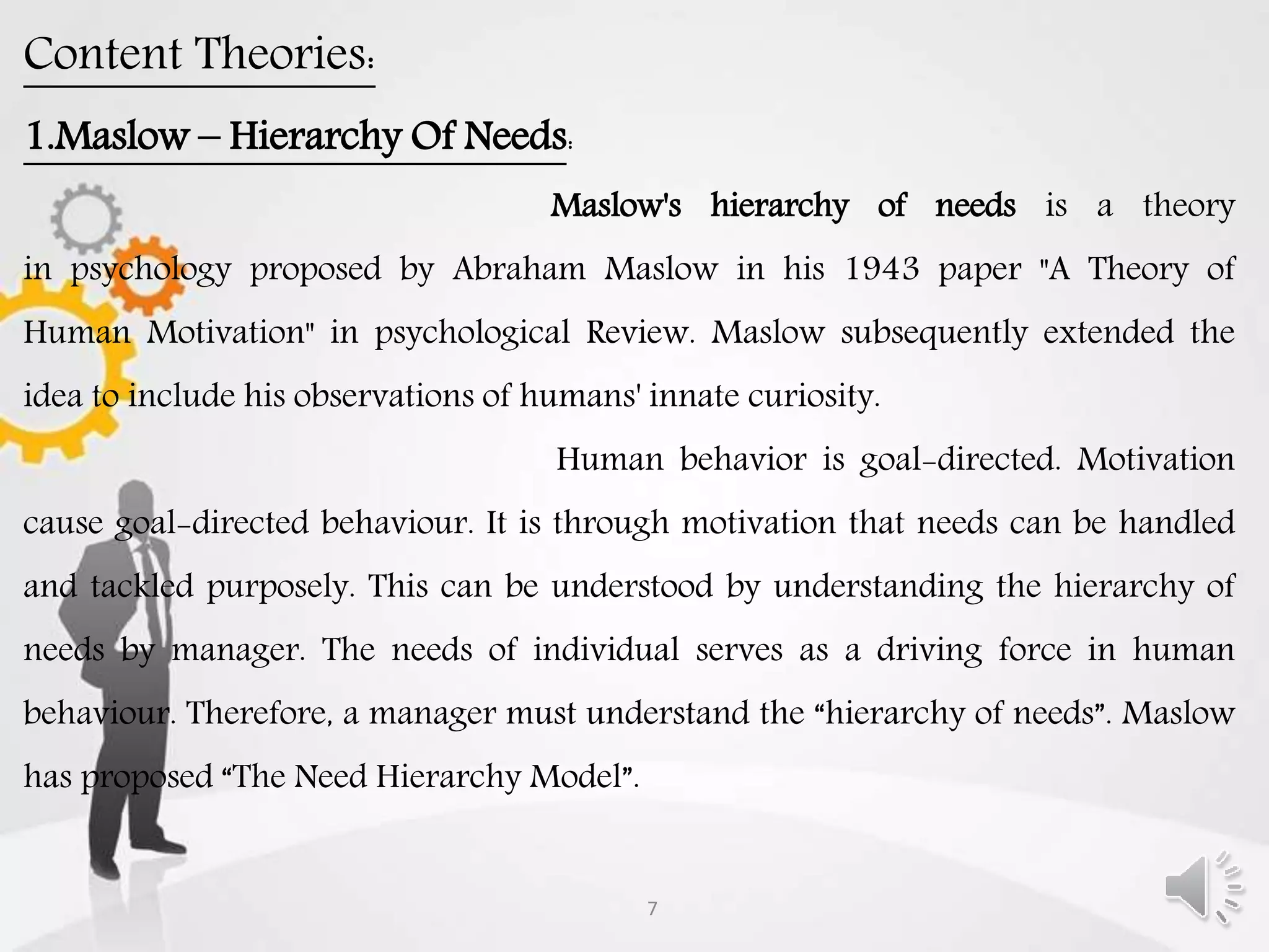 Theories of motivation | PPTX