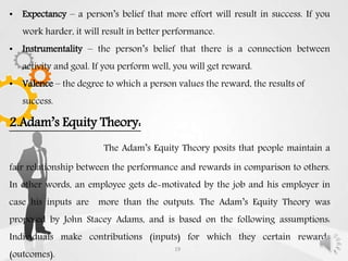 Theories of motivation | PPTX