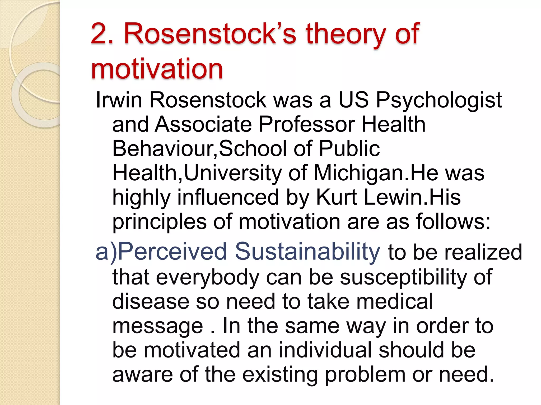 Theories of motivation | PPTX