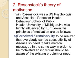 Theories of motivation | PPTX