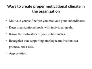 theories of motivation include definition, factors, and theories | PPTX