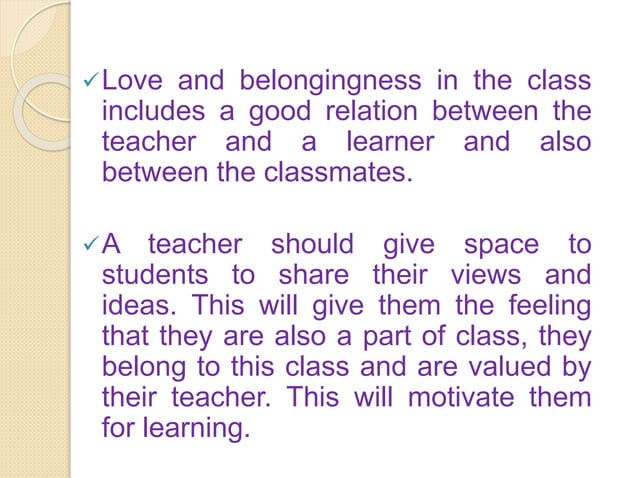 Theories of motivation: Maslow's hierarchy of needs | PPTX | Education