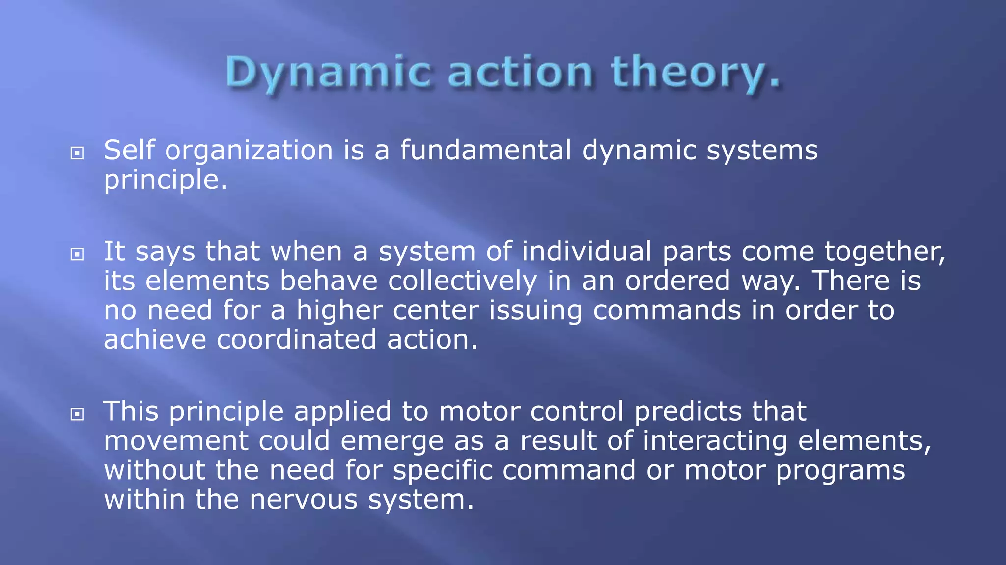 Theories of motor control | PPSX