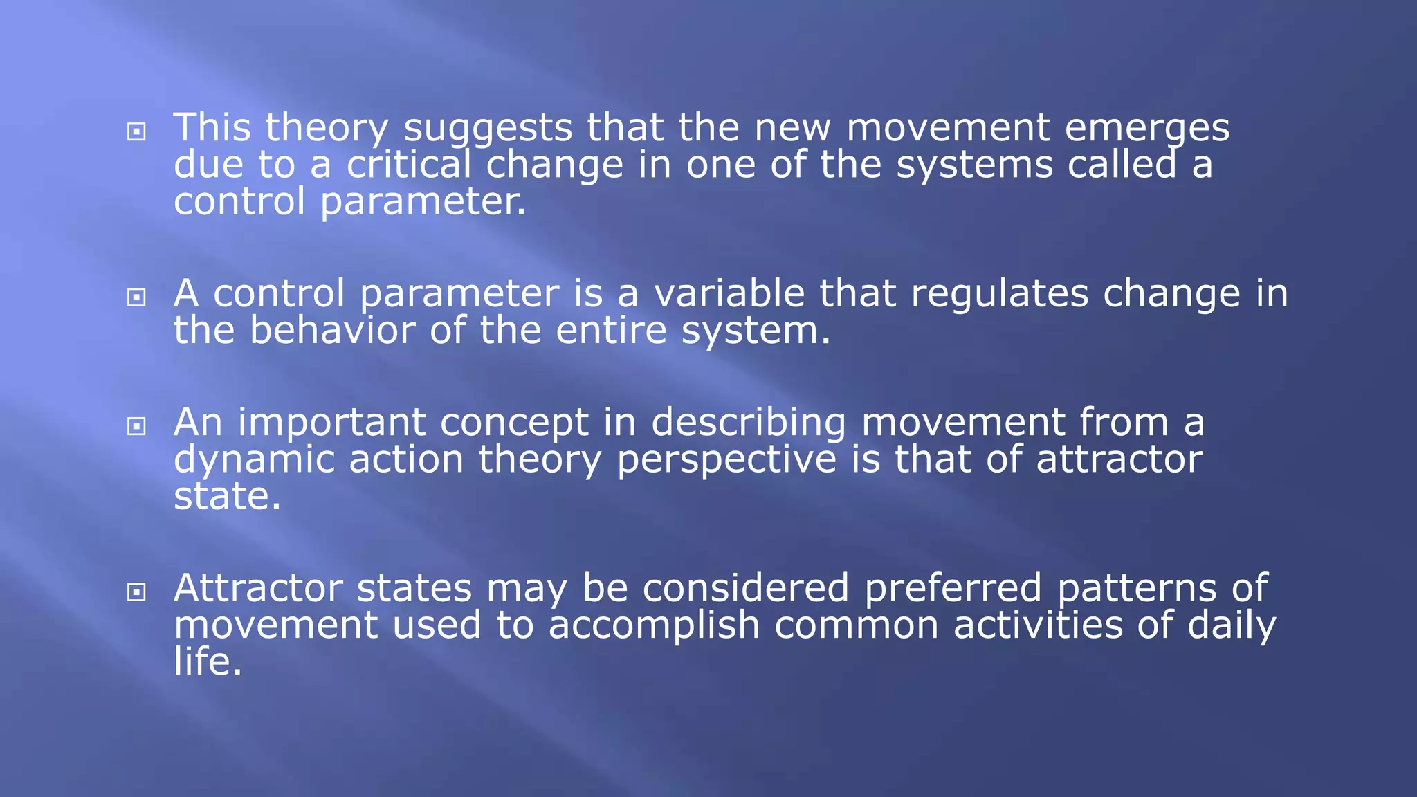 Theories of motor control | PPSX