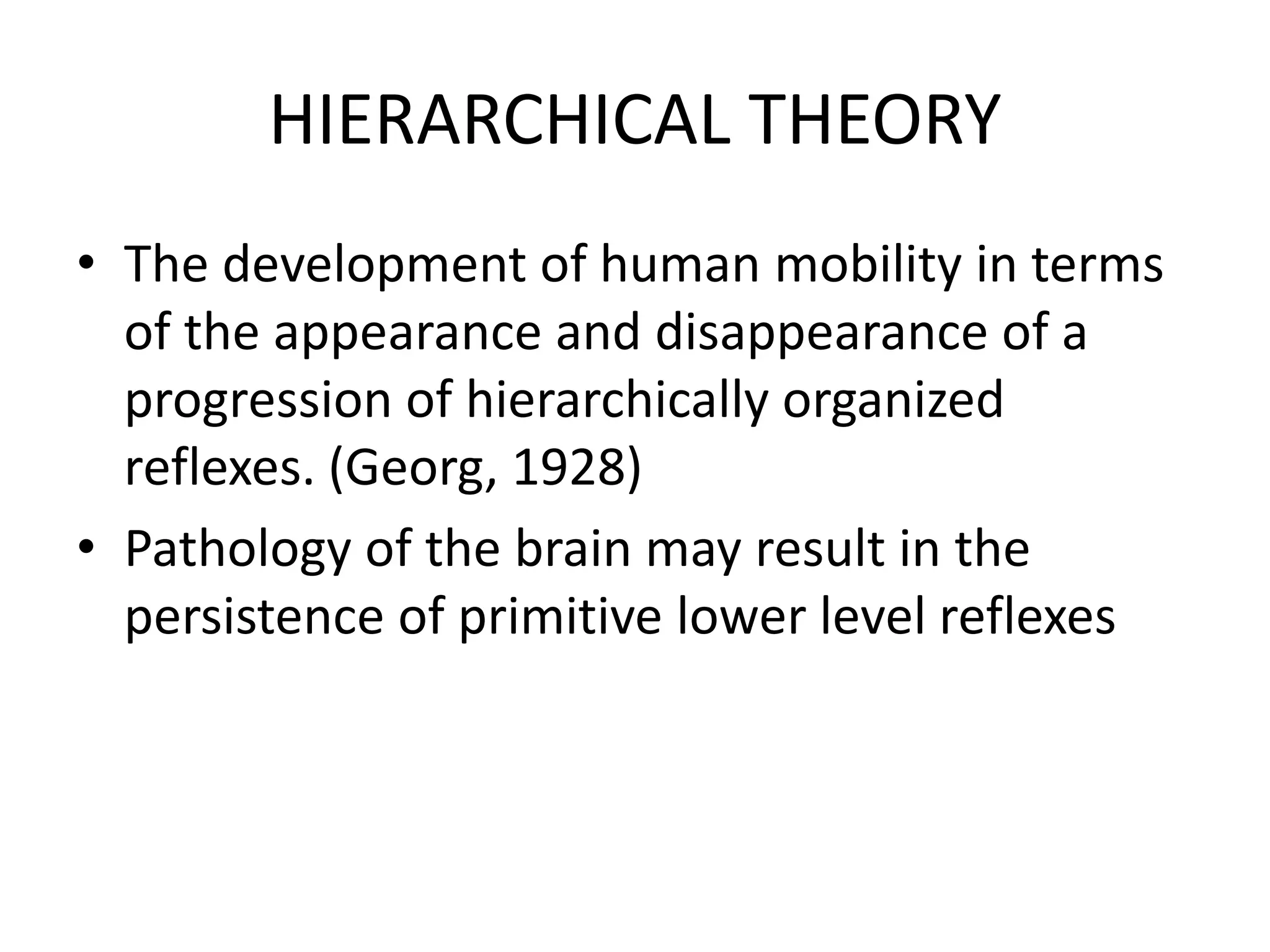 Theories of Motor Control | PPTX