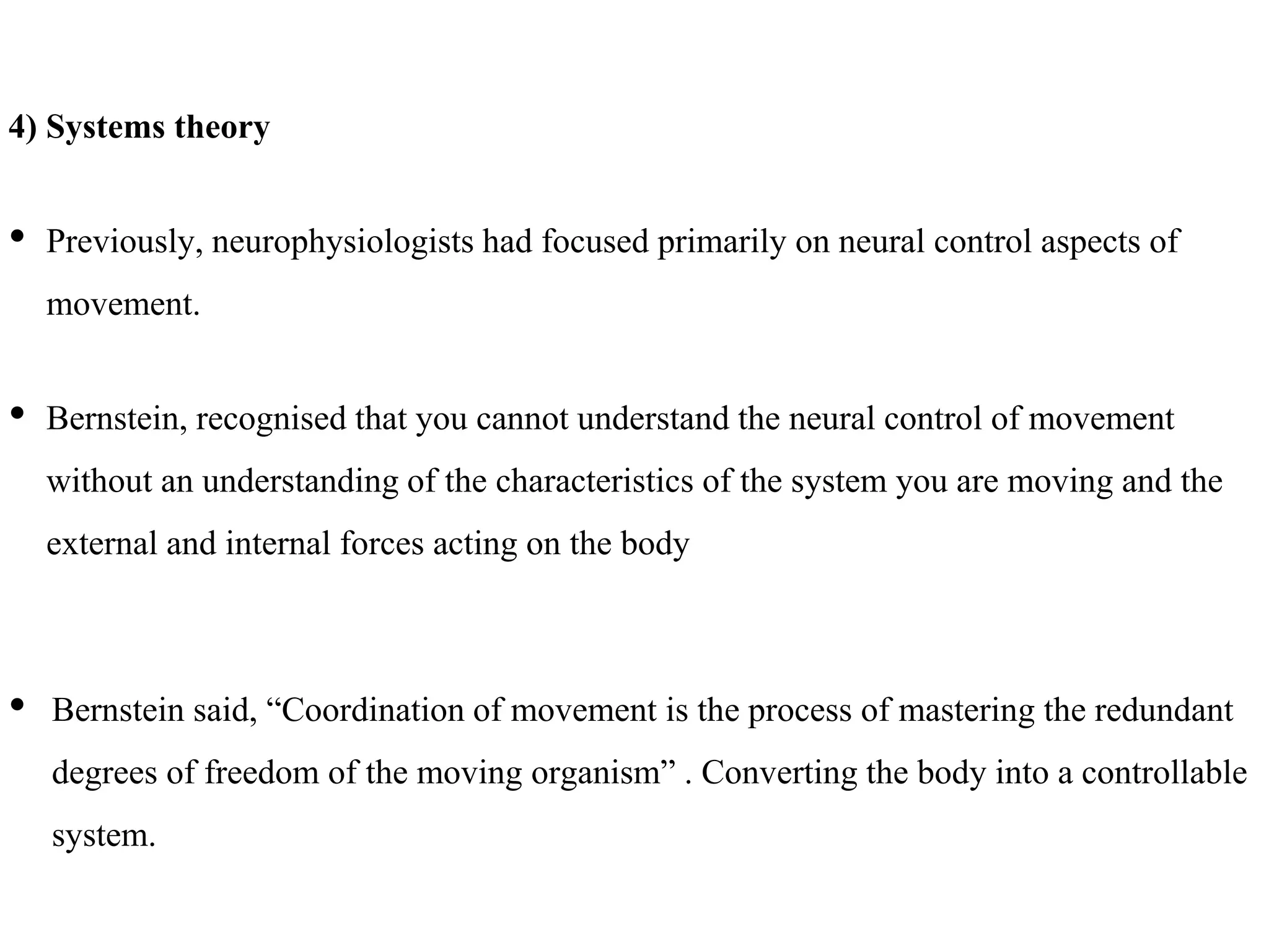 Theories of motor control | PPTX | Physical Therapy | Wellness