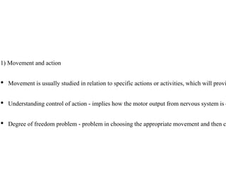 Theories of motor control | PPTX