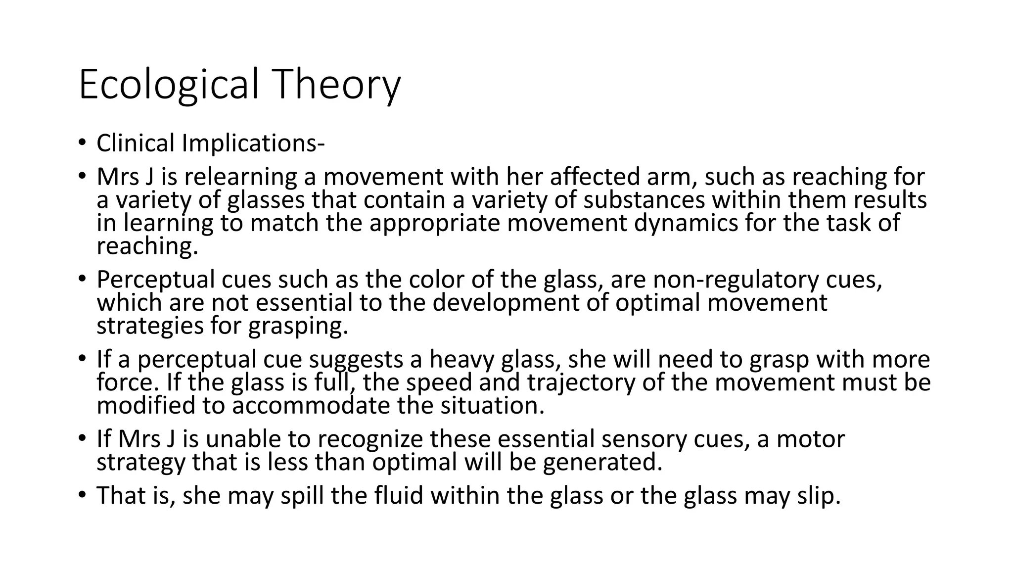 Theories of Motor Learning | PPTX