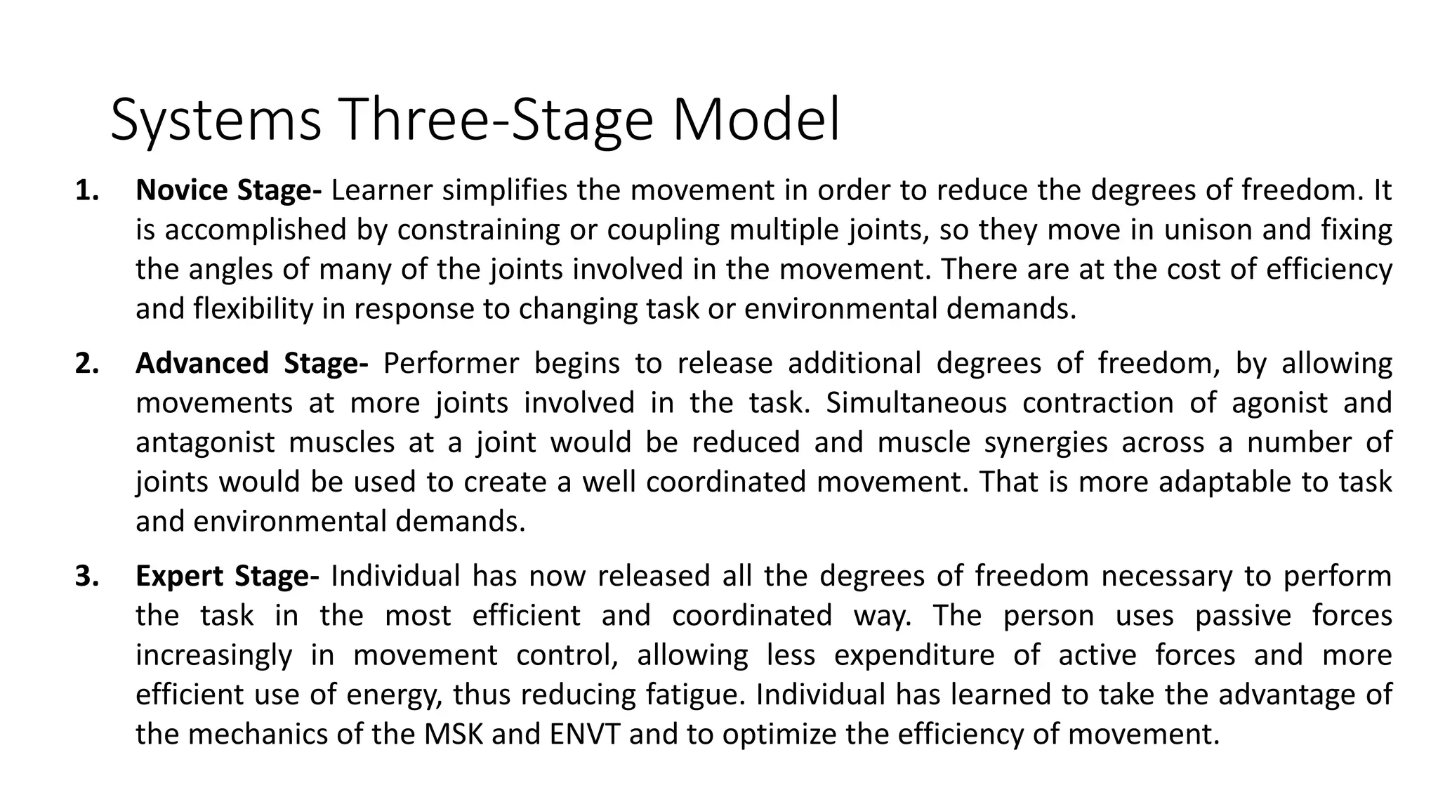 Theories of Motor Learning | PPTX