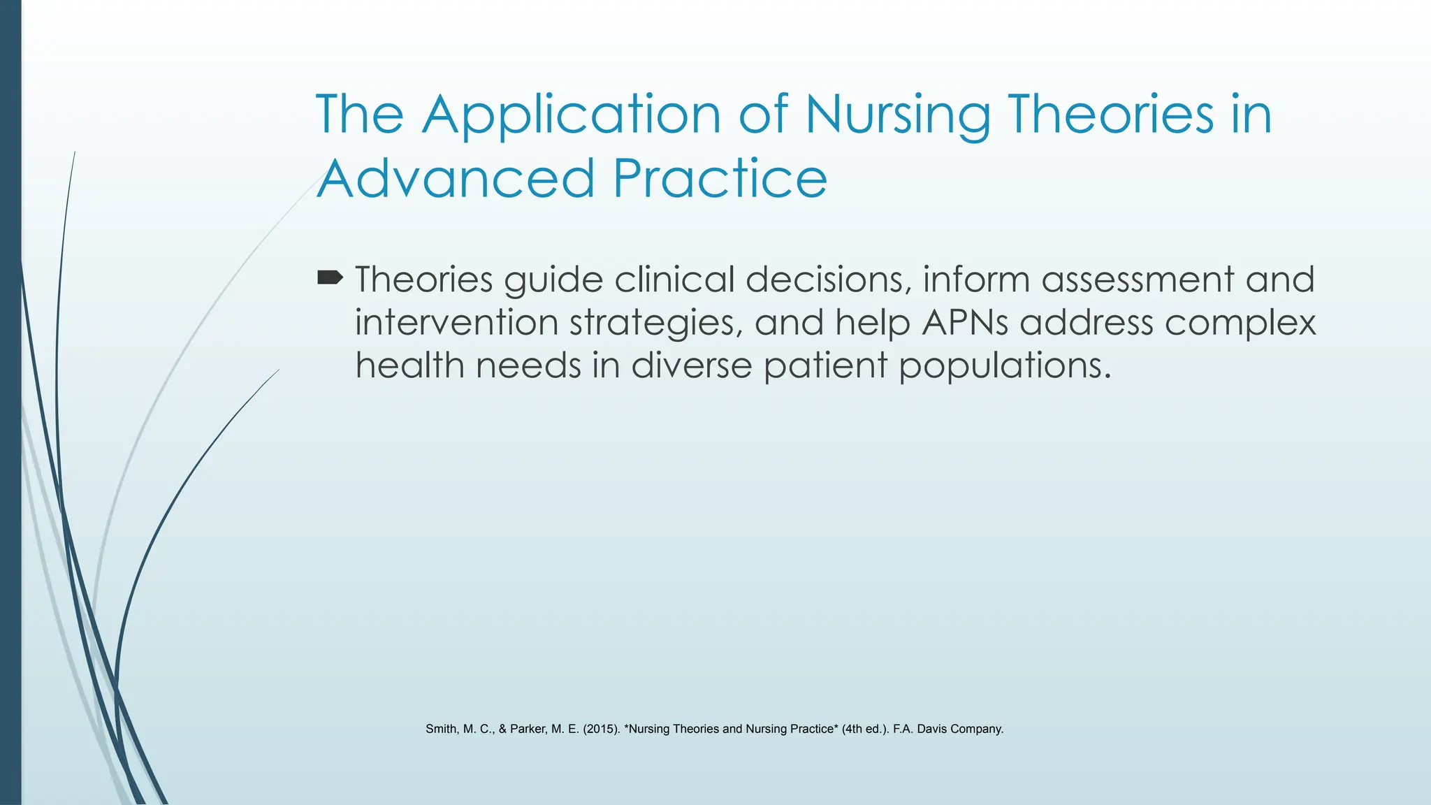 Theories of Nursing Applied to Advanced Practice Nursing | PPTX