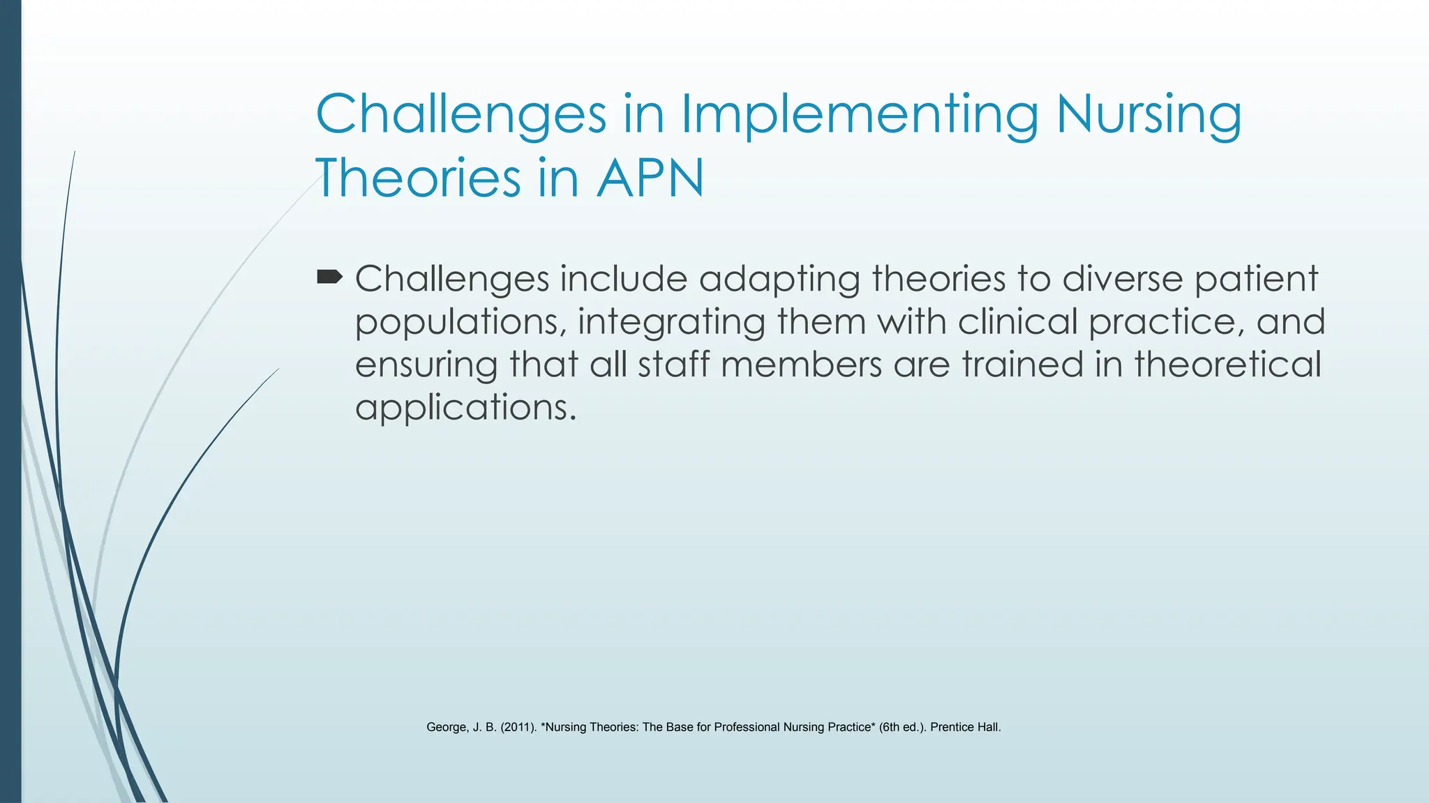 Theories of Nursing Applied to Advanced Practice Nursing | PPTX