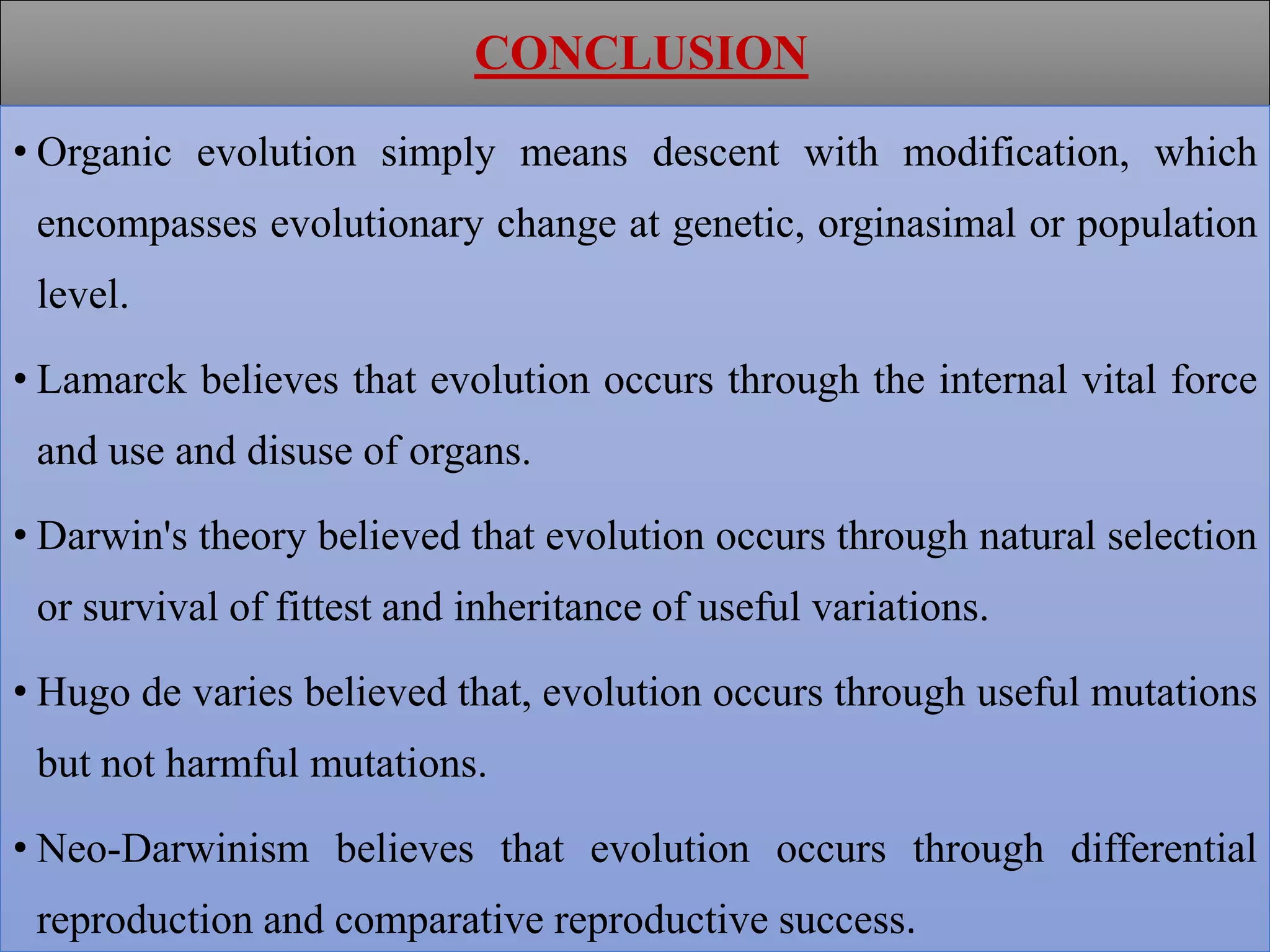 THEORIES OF ORGANIC EVOLUTION NEO-DARWINISM.pdf