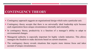 theories of organisation type of theory.pptx