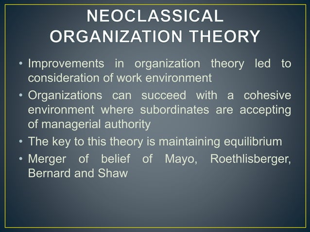 Theories of organizational behaviour | PPTX | Executive Leadership ...