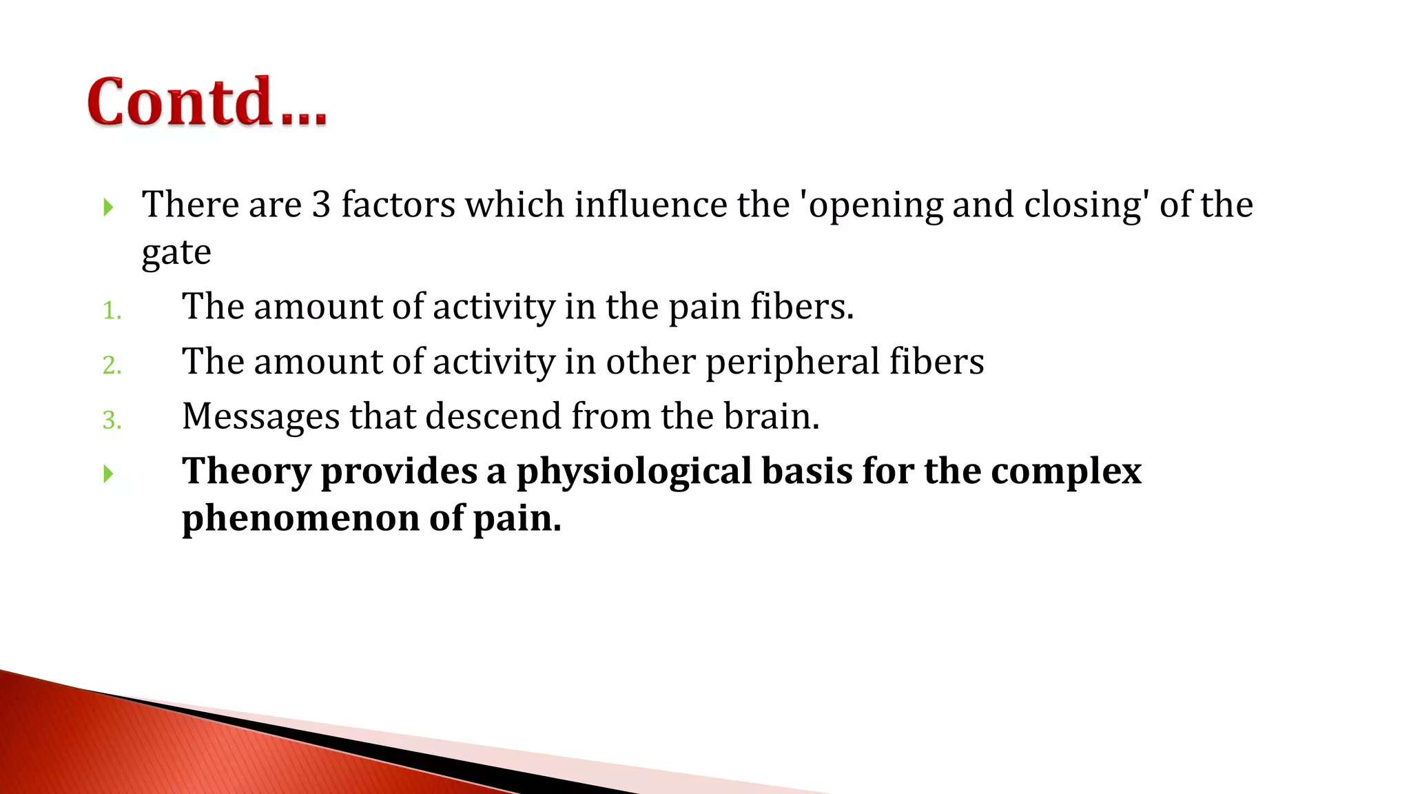 Theories of pain | PDF