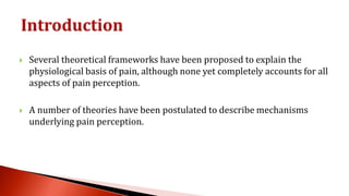 Theories of pain | PDF