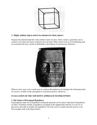 Psychology theories_of_perception.pdf notes | PDF