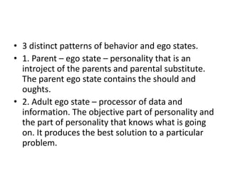 Theories of Personaity | PPTX