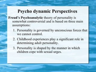 Theories of personality | PPT