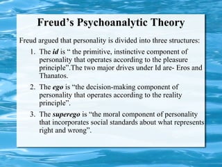 Theories of personality | PPT