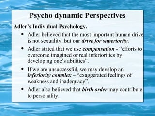 Theories of personality | PPT