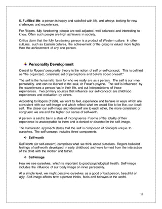 Theories of personality | DOCX