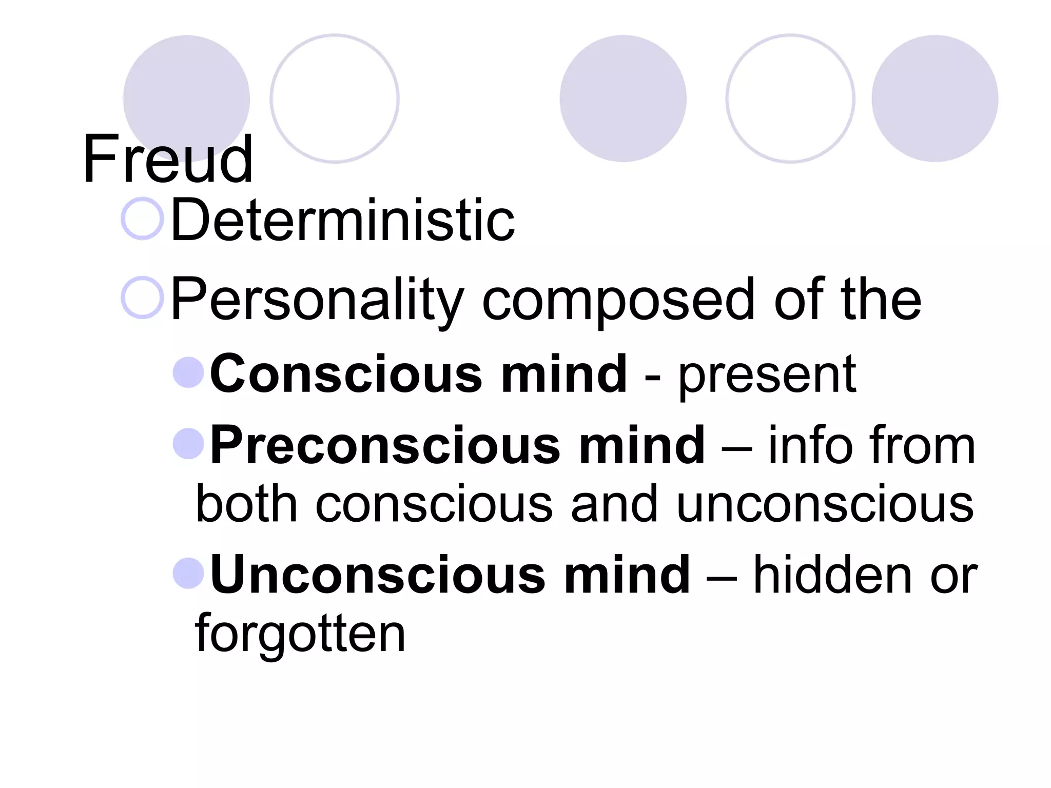 ACG 7000 Week 2 - Theories of Personality | PPT