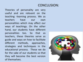 Theories of personality | PPTX