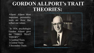 Theories of personality | PPTX