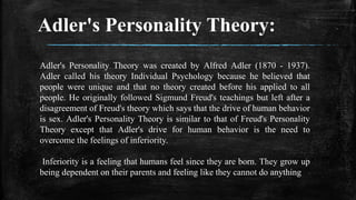 Theories of personality | PPTX
