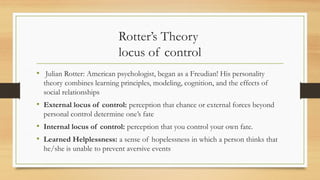 theories of personality behavioral .pptx