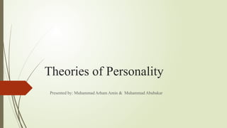 Theories of Personality assessment 2.pptx