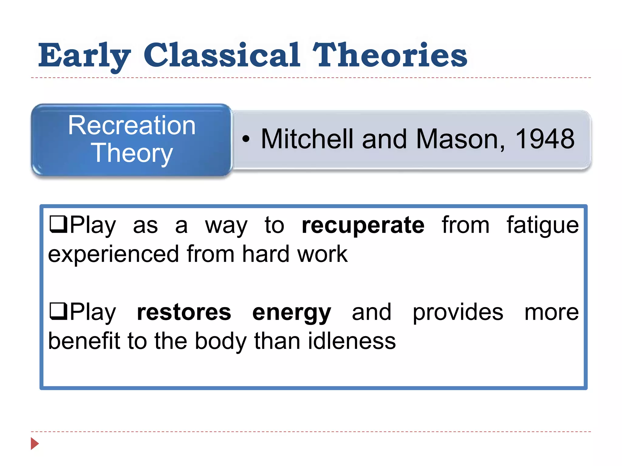 Theories of play | PPTX