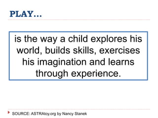 Theories of play | PPTX