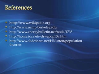 Theories of population | PPTX